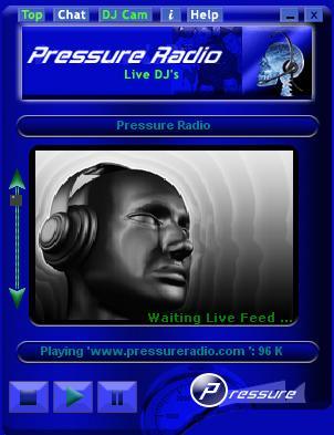 Pressure Radio custom windows app