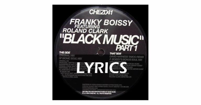 Black Music by Franky Boissy Roland Clark LYRICS - Pressure Radio